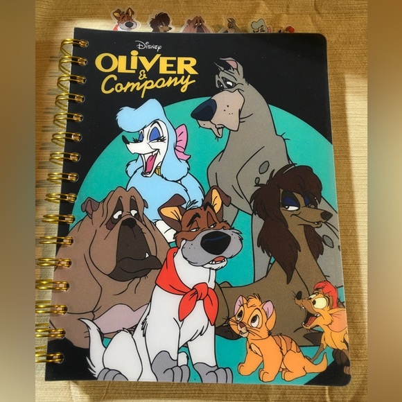 Disney | Office | Oliver And Company Journal With Tabs | Poshmark